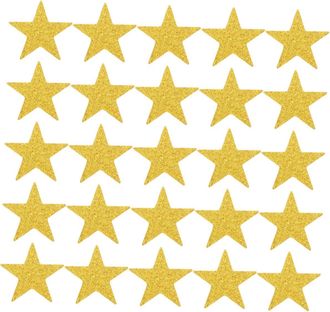 Cabilock 100 St&uuml;ck Doppelseitige Goldene Papiersterne Gl&auml;nzende Sternkonfetti f&uuml;r DIY Bastelprojekte Geburtstags Hochzeitsdeko Kreative Tischdekoration und Scr