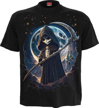 Spiral Reaperette M&auml;nner T-Shirt schwarz L 100% Baumwolle Horror, Rockwear, Totenk&ouml;pfe