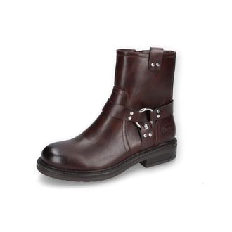 Dockers by Gerli Damen Biker Boots, Frauen Stiefeletten,warm gef&uuml;ttert,uebergangsstiefel,Winterstiefeletten,Winterschuhe,braun,36 EU