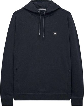 Weekend Offender Kapuze mit Kordelzug f&uuml;r Herren, Versteckte Tasche, Gek&auml;mmte Baumwolle (Marine)