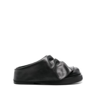 The Attico Mini Robin Sabot Flat - - Shoes - Damen - Schwarzk - 37 EU
