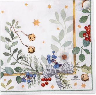 Hutschenreuther Sammelserie 2024 S&uuml;&szlig;er die Glocken nie klingen Servietten 33x33cm