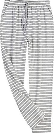 Generic Pyjama pour homme en pur coton pour la maison, le printemps et lautomne, coupe ample, pantalon dint&eacute;rieur grande taille, pantalon pour homme avec poig