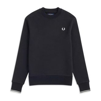 Fred Perry Homme, Sweatshirts et sweats &agrave; capuche, Noir, Taille: XL SweaT-shirt avec Logo