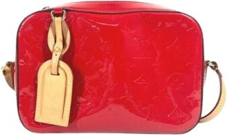 Louis Vuitton Sac bandouli&egrave;re Monogram Vernis doccasion - Femme - Pre-owned - Rouge - Taille: ONE Size
