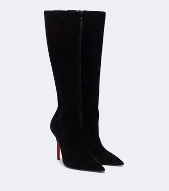 Christian Louboutin Bottes Miss Z en daim