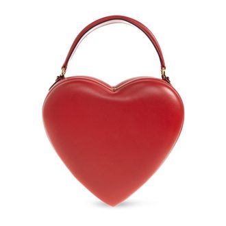 Moschino Handtasche mit Herzmotiv - - Bags - Damen - Rot - ONE SIZE