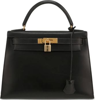 Herm&egrave;s sac &agrave; main 28 Kelly (1994) - Noir