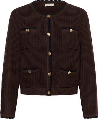 Soaked In Luxury Strickware - - Knitwear - Damen - Braun - S