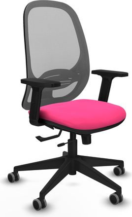 Piqueras y Crespo Rosa Cilanco B&uuml;rostuhl mit 2D-Armlehnen, h&ouml;henverstellbare Lendenwirbelst&uuml;tze, ausgestattet mit Syncro/Traslack und Schneidschaum, mit Rollen 65 mm, P