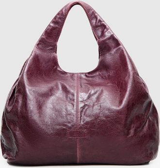 Philini Burgunderrote Hobo-Tasche - Melanie