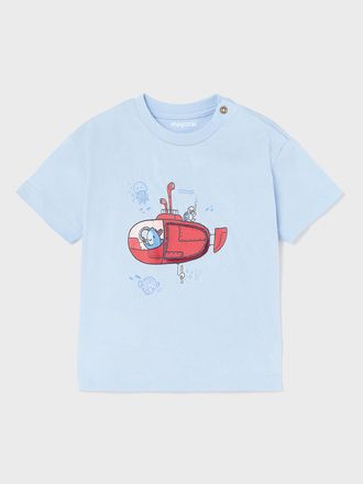 MAYORAL T-Shirt 1029 Himmelblau Regular Fit