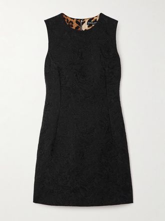 Dolce & Gabbana Minikleid Aus Matelass&eacute; - Schwarz