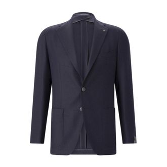 Tagliatore Sakko aus Schurwolle - - Jackets - Herren - Blau - 2XL