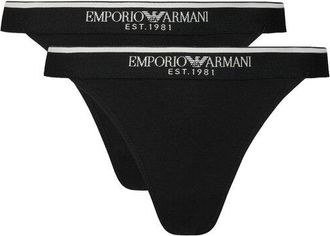 Emporio Armani String-Set EW000405 AF27298 UC001 Schwarz