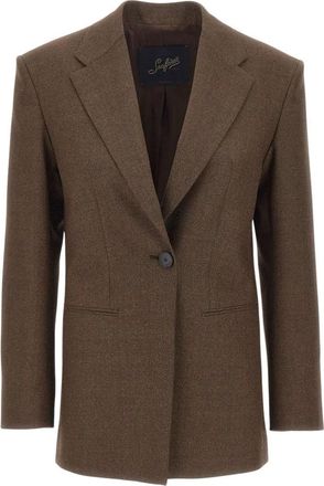 Seafarer Astro Blazer - - Jackets - Damen - Braun - L