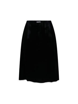 Prada Velvet Midi Skirt