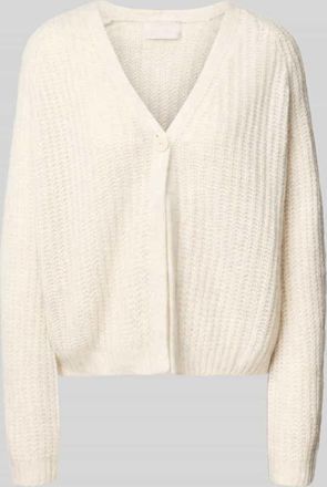 Hemisphere Strickjacke aus Kaschmir-Baumwoll-Mix mit V-Ausschnitt