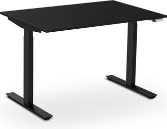 Aeris Active Desk Höhenverstellbarer Schreibtisch 120x80 Schwarz, Stehtisch Höhenverstellbar Elektrisch mit Memory Funktion, Bürotisch Tischgestell aus Stah