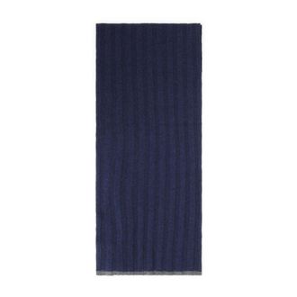 Brunello Cucinelli &Eacute;charpe en cachemire - Femme - Accessoires - Bleu - Taille: ONE Size
