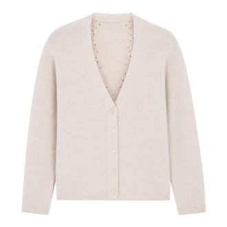 Max Mara Caraffa Mohair-Mischung Cardigan - - Knitwear - Damen - Rosa - S