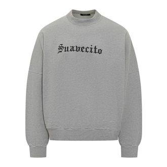 Willy Chavarria Suavecito Hooligan Crewneck - - Sweatshirts & Hoodies - Herren - Grau - L