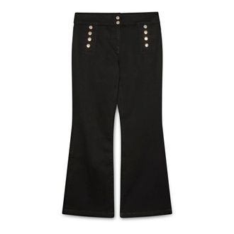 Fiorella Rubino Damen, Hosen, Schwarzk, XLGr&ouml;&szlig;e