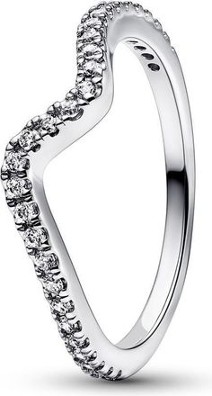 Pandora Sparkling Wave Ring 192539C01-48