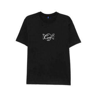 Ader Error Crew Neck T-shirt - - Tops - Herren - Schwarzk - XL
