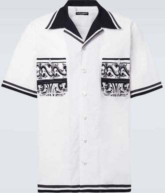 Dolce & Gabbana Chemise Majolica imprimée en coton