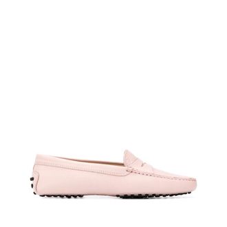 Tod's Femme, Chaussures, Rose, Taille: 37 EU Mocassins en cuir &agrave; bout rond