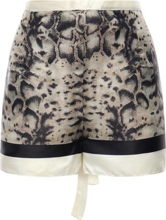 Pinko Pinko, Femme, Shorts, Multicolore, Taille: ONE Size Merengue Pantapareo Twill Shorts