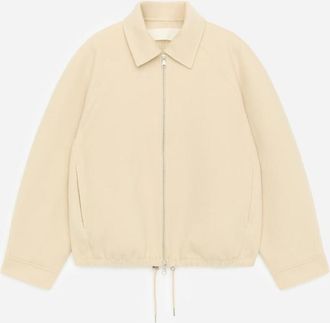 Arket Doubleface-Jacke Aus Wollmischung -Beige