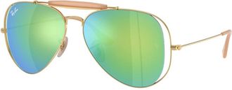 Ray-Ban Outdoorsman Sonnenbrille - - Accessories - unisex - Gr&uuml;n - 58 MM