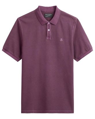 Marc O'Polo Garment Dyed gef&auml;rbtes Piqu&eacute;-Poloshirt, Regular Fit in