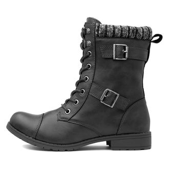 Rocket Dog Damen Billie Springerstiefel, Schwarz, 37 EU