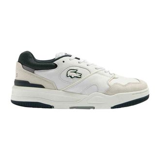 Lacoste Lineshot 223 3 SMA Wei&szlig;/Dunkelgr&uuml;n Leder - - Shoes - Herren - Wei&szlig; - 41 EU