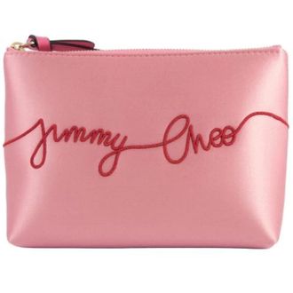 Jimmy Choo London Pre-owned Satin trousses-de-toilette - Femme - Pre-owned - Rose - Taille: ONE Size