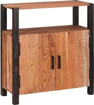 vidaXL Sideboard Braun 70 x 30 x 75 cm Massivholz Akazie vidaXL