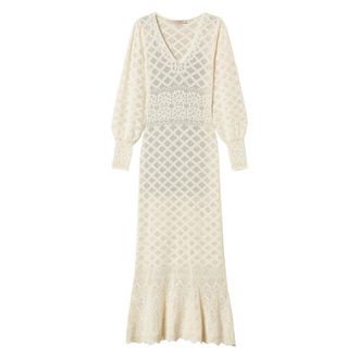 Twinset Floral Knitted Maxi Dress