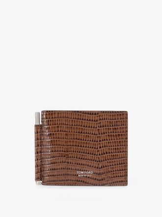 Tom Ford T-Line Money Clip Leather Wallet - TOM FORD - gender_Man