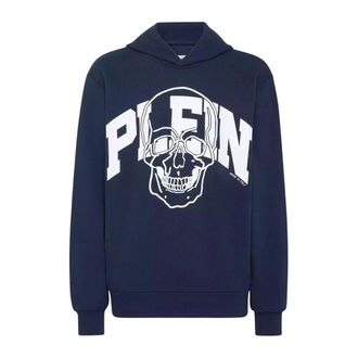 Philipp Plein Skull Hoodie - - Sweatshirts & Hoodies - Herren - Blau - 2XL