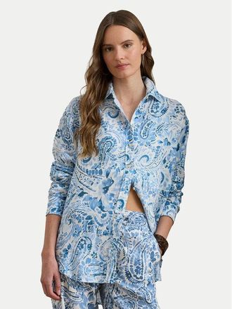 Lauren Ralph Lauren Hemd 200P08926001 Hellblau Relaxed Fit