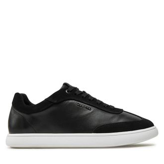Calvin Klein Sneakers Calvin Klein Cupsole Lace Up - Lth Sue Mix HW0HW02435 Schwarz