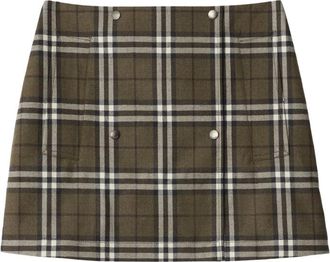 Burberry House-check Skirt