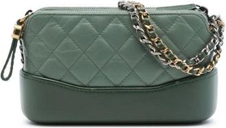 Chanel Pre-owned Vintage Crossbody Bag - Femme - Pre-owned - Vert - Taille: ONE Size