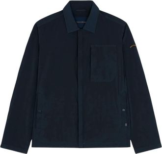 Paul & Shark Homme, Vestes, Bleu, Taille: L Veste en nylon