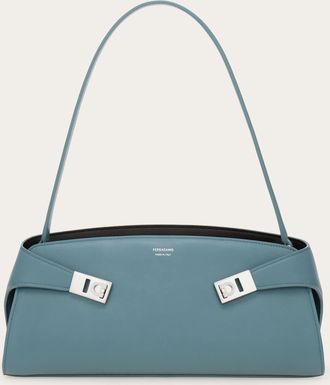 Ferragamo Damen Hug East-West Schultertasche Gr&uuml;n