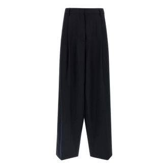 Fabiana Filippi Femme, Pantalons, Bleu, Taille: 34 FR Pantalon Fluide en Viscose