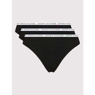 Tommy Hilfiger String-Set UW0UW02829 Schwarz